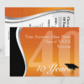 Customizable 40 Year Class Reunion Invitation | Zazzle