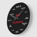 Customizable Accountant Clock - Tax Time Clock | Zazzle