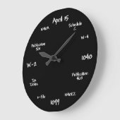 Customizable Accountant Clock - Tax Time Clock | Zazzle