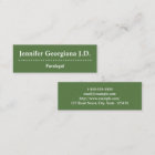 Customizable and Minimal Paralegal Business Card | Zazzle