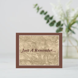 Customizable Appointment Reminder Postcard | Zazzle