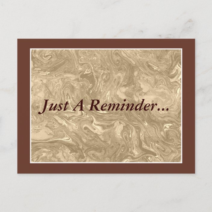 Customizable Appointment Reminder Postcard | Zazzle.com