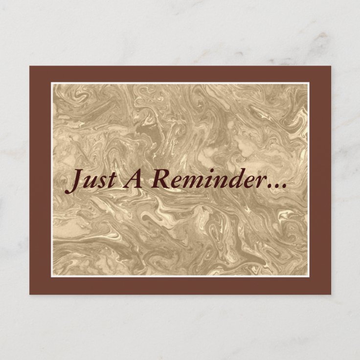 Customizable Appointment Reminder Postcard | Zazzle