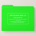 Customizable Attorney-At-Law File Folders | Zazzle