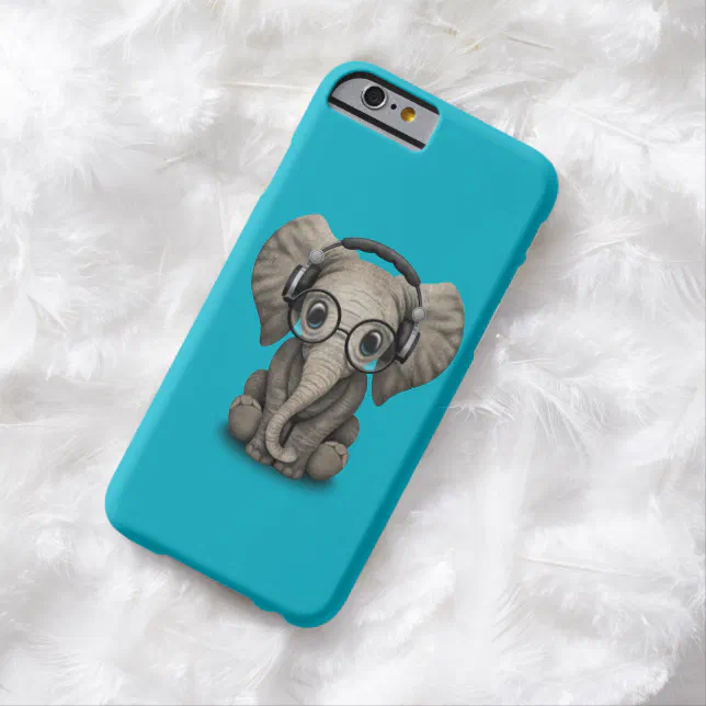 Customizable Baby Elephant Dj with Headphones Case-Mate iPhone Case ...