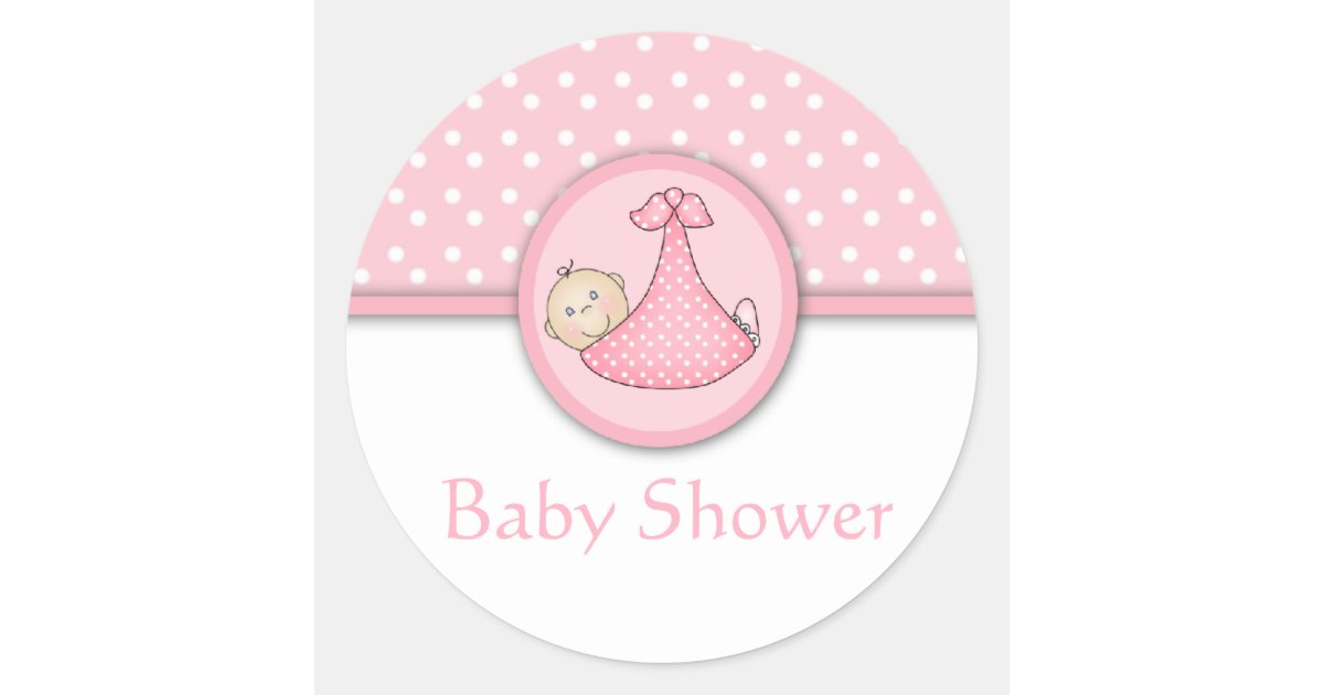 Customizable Baby Shower stickers | Zazzle