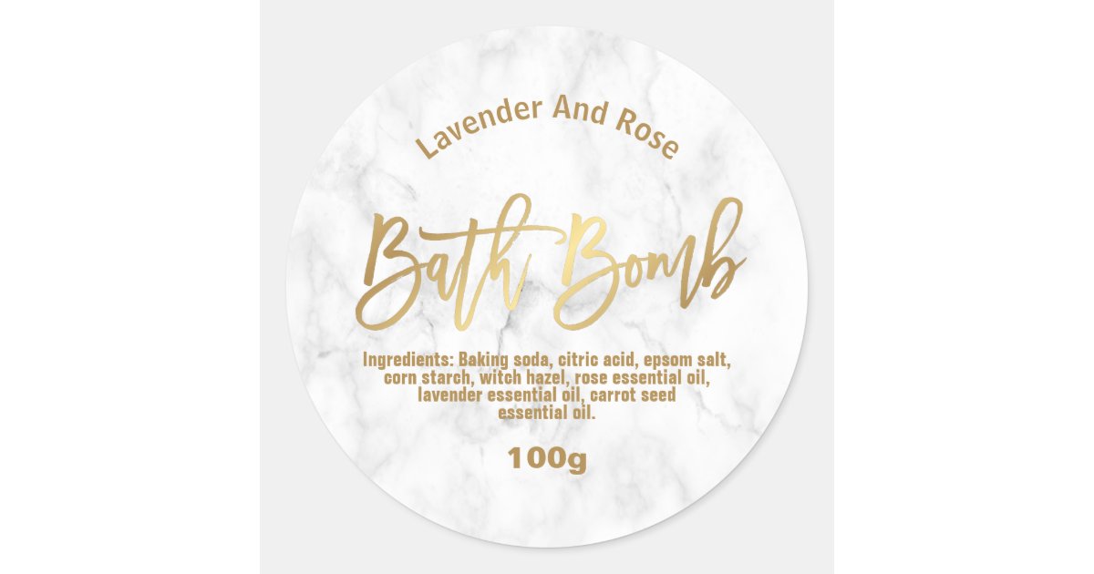 Customizable Bath Bomb Label Zazzle Customizable Bath Bomb Label Zazzle