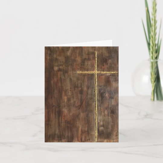 Customizable Blank Cross Note Card | Zazzle.com