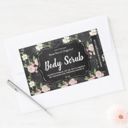 Customizable Body Scrub Label Handmade Business | Zazzle