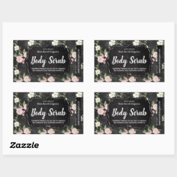 Customizable Body Scrub Label Handmade Business | Zazzle