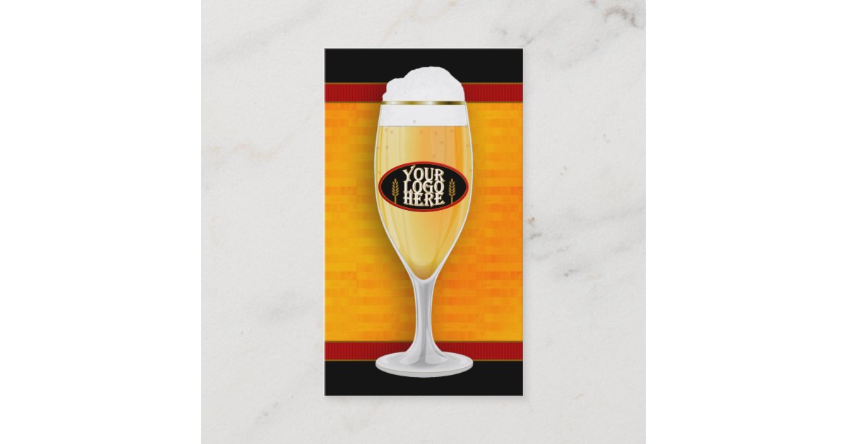 Customizable Brewery Beer Business Card | Zazzle
