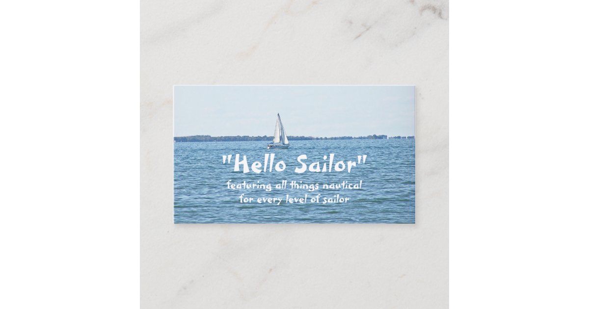 Customizable Business Card, NAUTICAL THEME Business Card | Zazzle