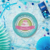 Customizable Cake Bakery Paper Plates | Zazzle
