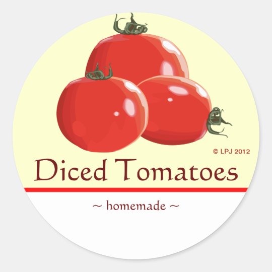 Customizable Canned Tomatoes Label | Zazzle.com