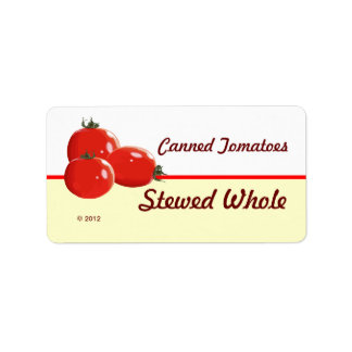 Tomato Sauce Shipping, Address, & Return Address Labels | Zazzle