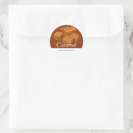 Customizable Caramel Candy Stickers | Zazzle