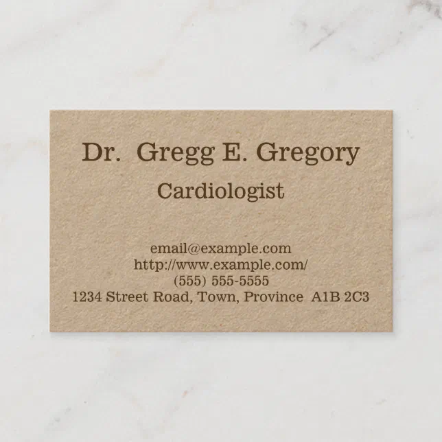 Customizable Cardiologist Business Card | Zazzle