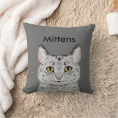 Customizable Cat Pillow - Cute Custom Cat Pillow | Zazzle