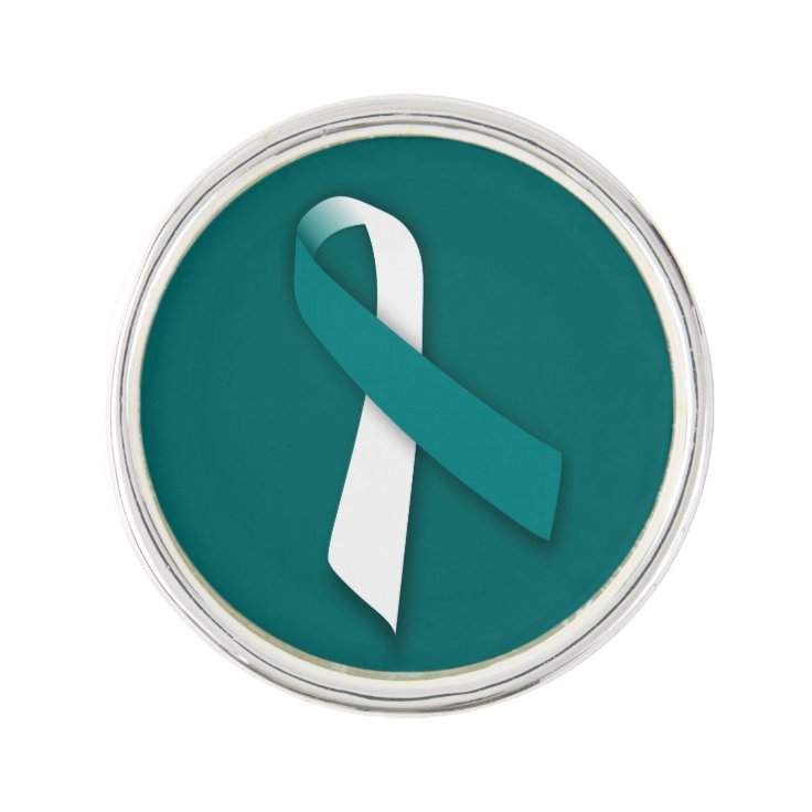Customizable Cervical Cancer Lapel Pin | Zazzle