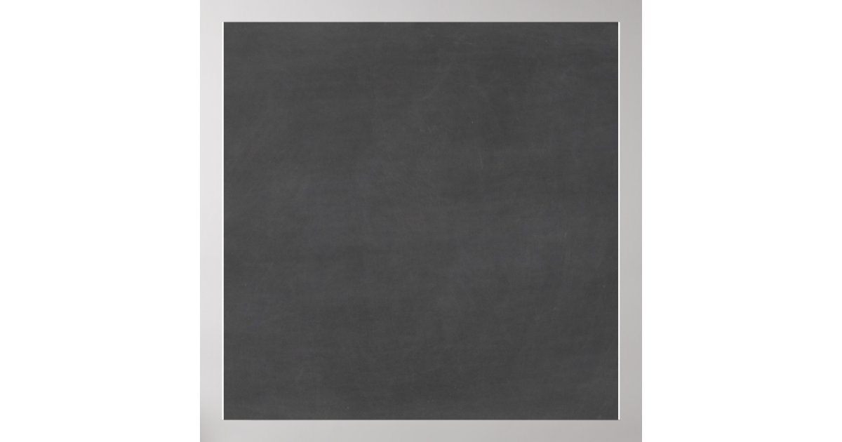 Customizable Chalkboard Background Poster | Zazzle