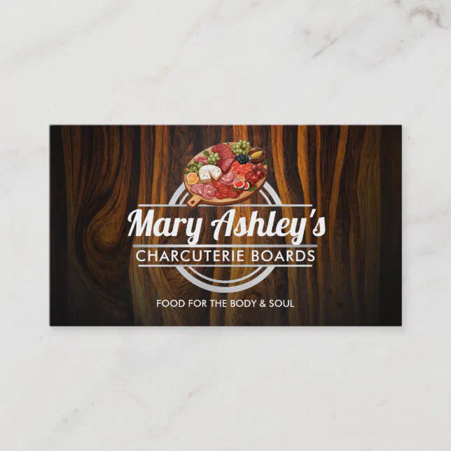 Customizable Charcuterie business cards | Zazzle