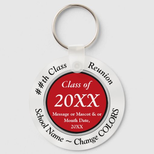 Customizable Cheap Class Reunion Souvenirs Reunion Keychain | Zazzle