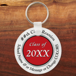 Customizable Cheap Class Reunion Souvenirs Reunion Keychain | Zazzle