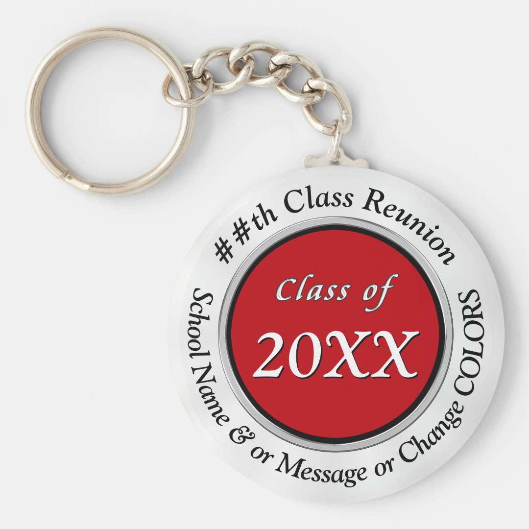 Customizable Cheap Class Reunion Souvenirs Reunion Keychain | Zazzle