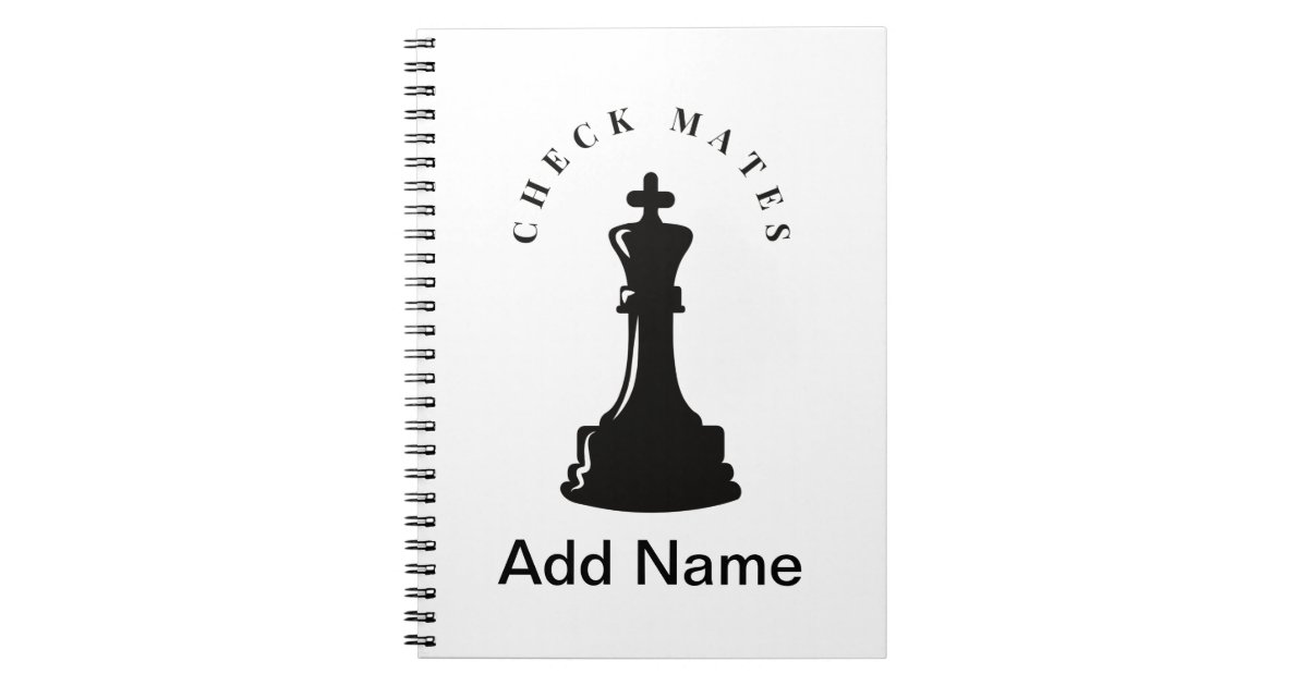 Customizable Chess Notebook | Zazzle