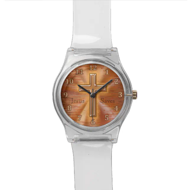 Customizable Christian Watches for Kids with Cross | Zazzle