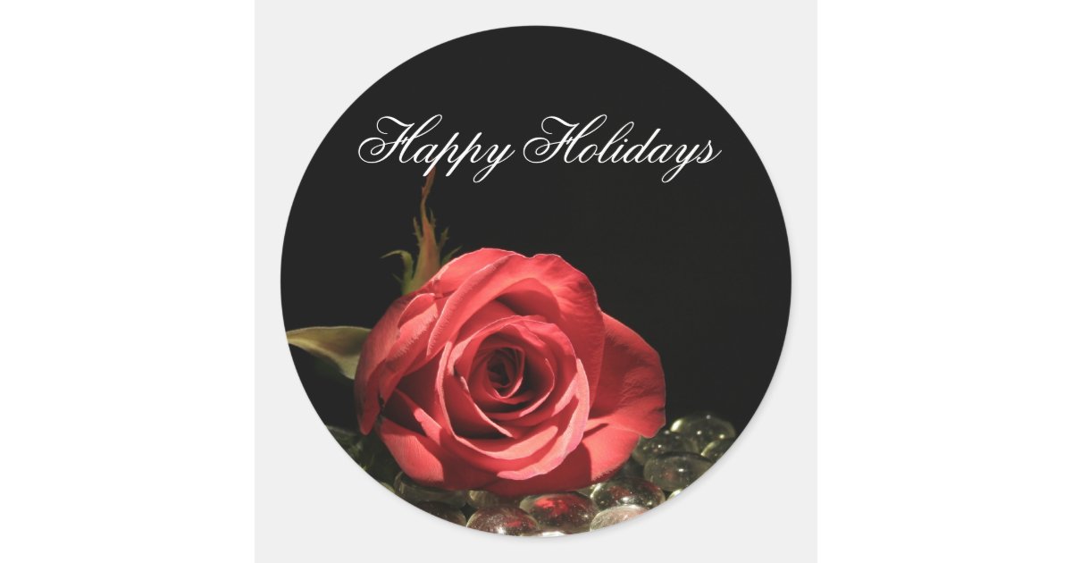 Customizable Christmas Card Envelope Stickers | Zazzle