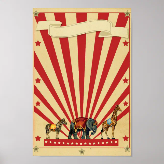 Customizable Circus Poster | Zazzle