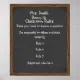 CUSTOMIZABLE Classroom Chalkboard Poster | Zazzle