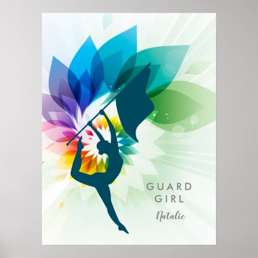 Customizable Color Guard Poster | Zazzle