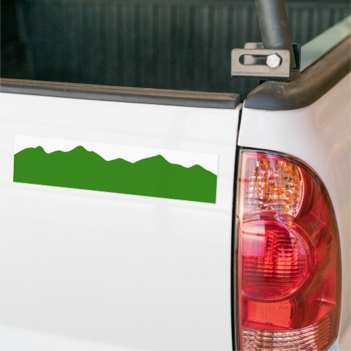 Customizable Colorado Mountains Bumper Sticker | Zazzle