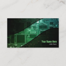 Customizable Computer Chip Business Cards | Zazzle