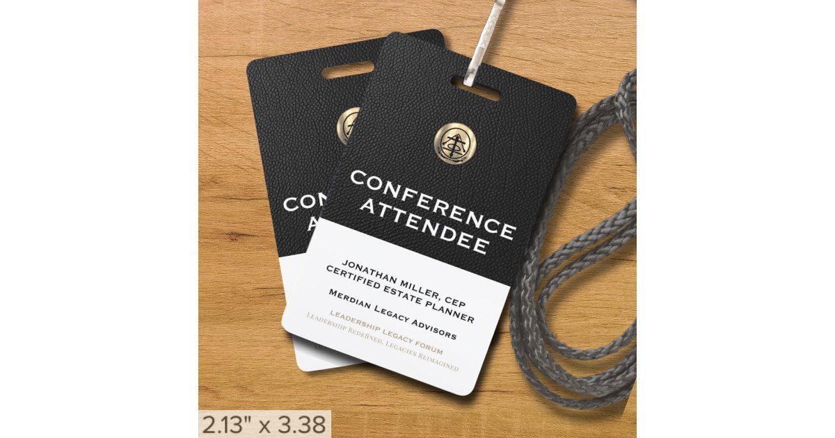 Customizable Conference Badge Lanyard | Zazzle
