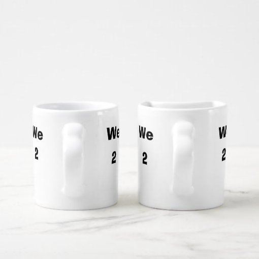 Customizable Couples Mugs that Fit Together | Zazzle