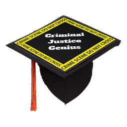 Customizable Criminal Justice Graduation Cap Topper | Zazzle
