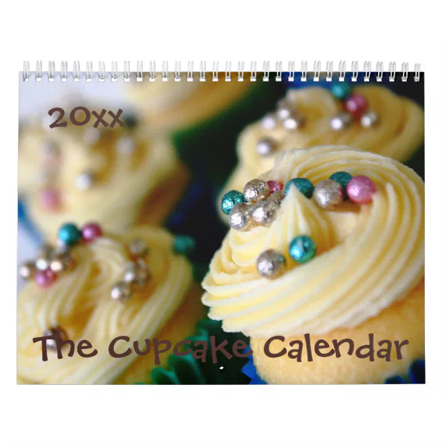 Customizable Cupcake Calendar | Zazzle
