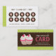 Customizable Cupcake Rewards Cards | Zazzle