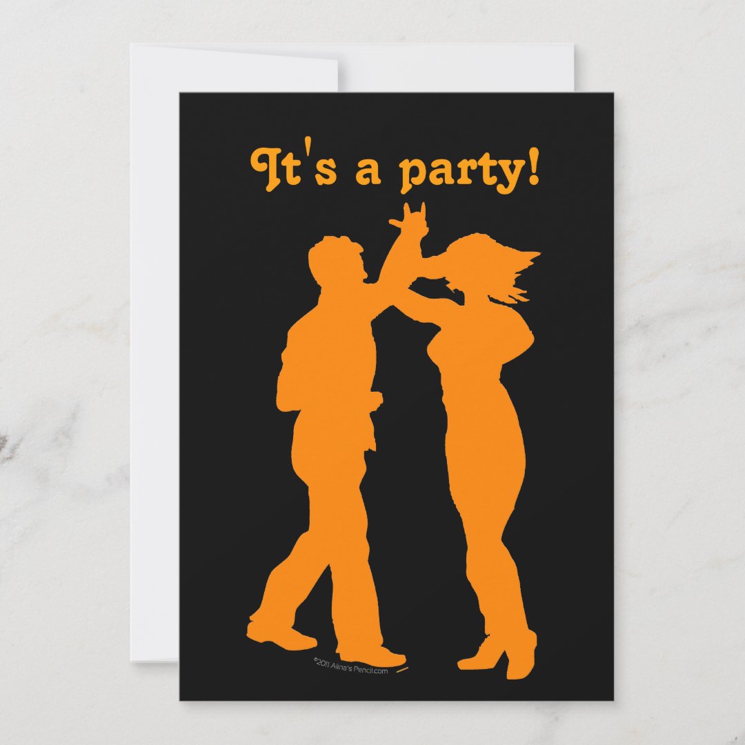 Customizable Dance Party Invitation Templates | Zazzle