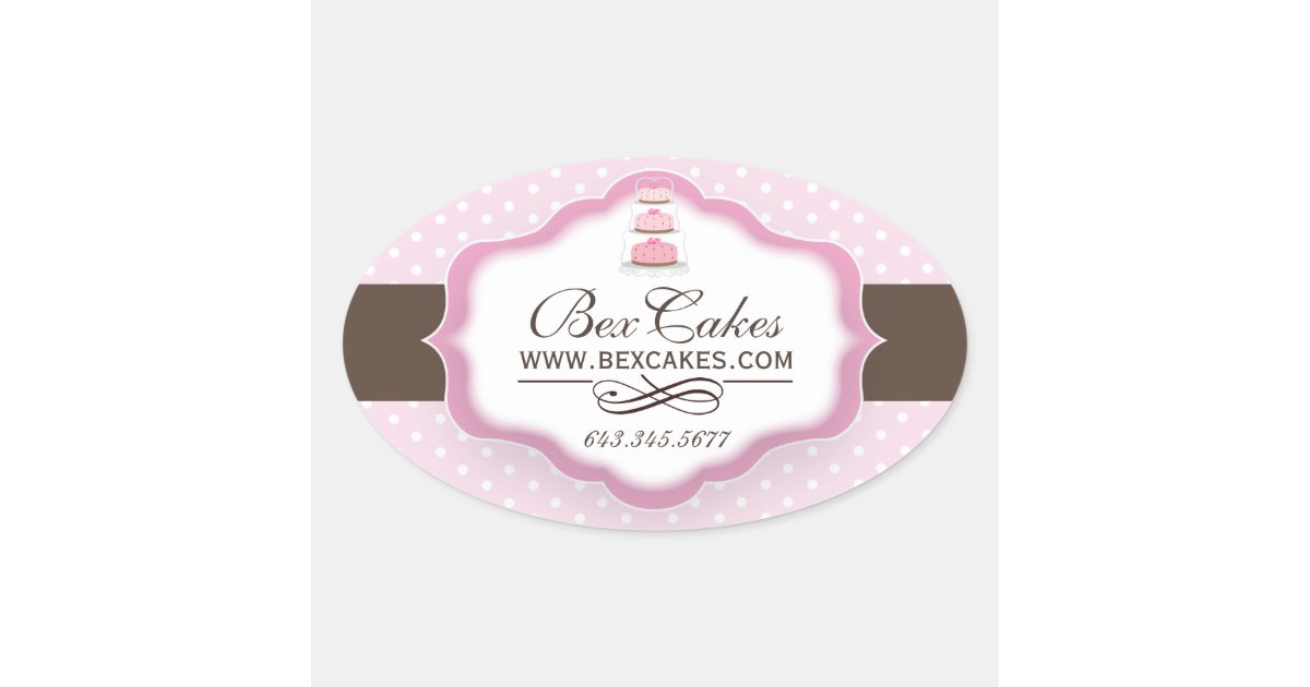 Customizable Decorative Bakery Stickers | Zazzle