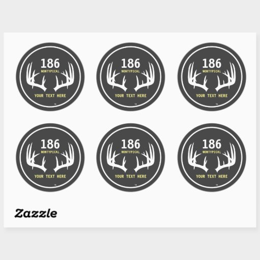 Customizable Deer Hunting Score Sticker | Zazzle