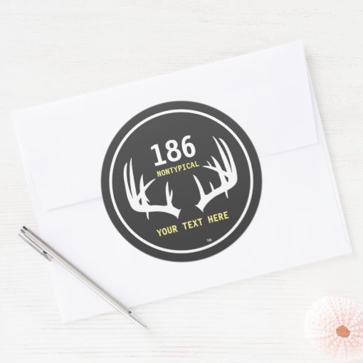 Customizable Deer Hunting Score Sticker | Zazzle