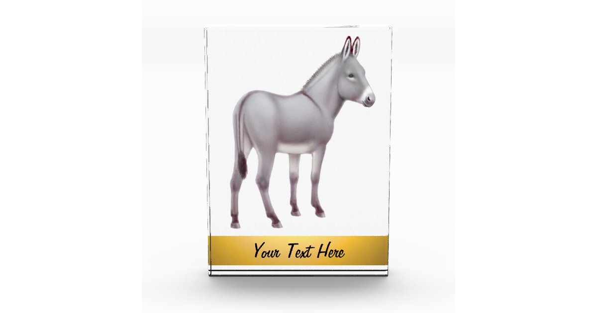 Customizable Democratic Donkey Award | Zazzle