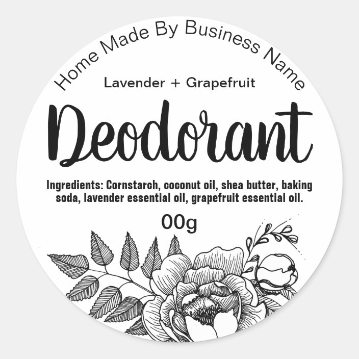 Customizable Deodorant Label | Zazzle.com