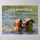 Customizable Dog Teamwork Poster | Zazzle
