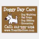 CUSTOMIZABLE Doggy Day Care Lawn Sign | Zazzle