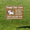 CUSTOMIZABLE Doggy Day Care Lawn Sign | Zazzle